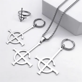 Stainless Steel Jewelry Set Ghost BC Rock Band Pendant Necklace The ...
