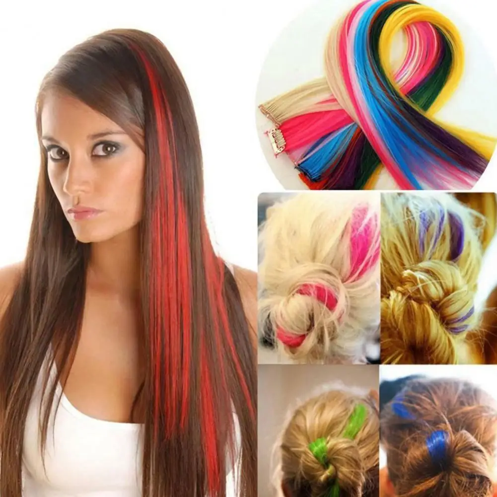 Wig-Piece-Colorful-Beautiful-Smooth-Heat-Resistant-Hair-Decor-High ...