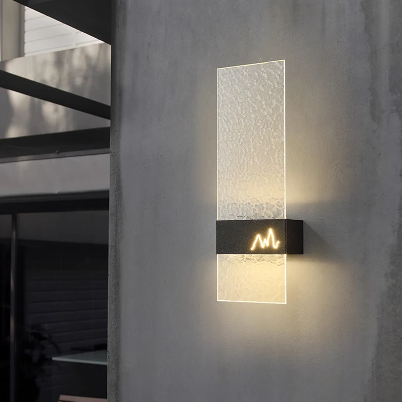 Simple Wall Lamp Outdoor Courtyard Lamp Waterproof Outdoor Gate Villa ...