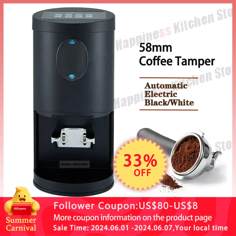 58-4m-58mm-Tamper-Automatic-Tamper-Electric-Coffee-Tamper-Flat-Tamp ...