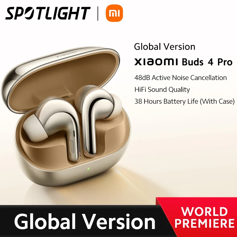 Xiaomi-Buds-4-Pro-Global-Version-Bluetooth-5-3-Headset-48dB-4000Hz ...
