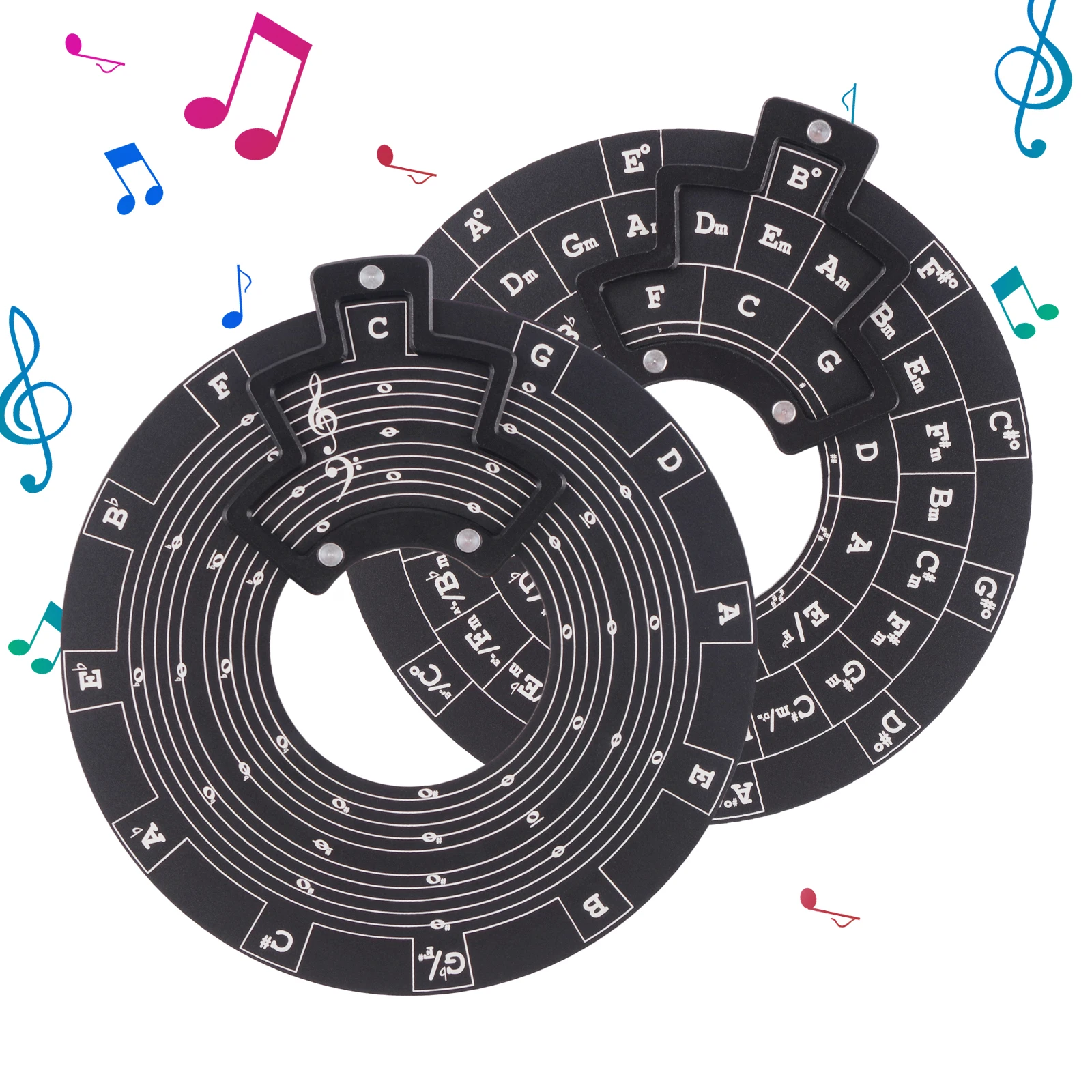 Circle-of-Fifths-Aluminum-Alloy-Wheel-Melody-Tool-Plate-Chord-Series ...