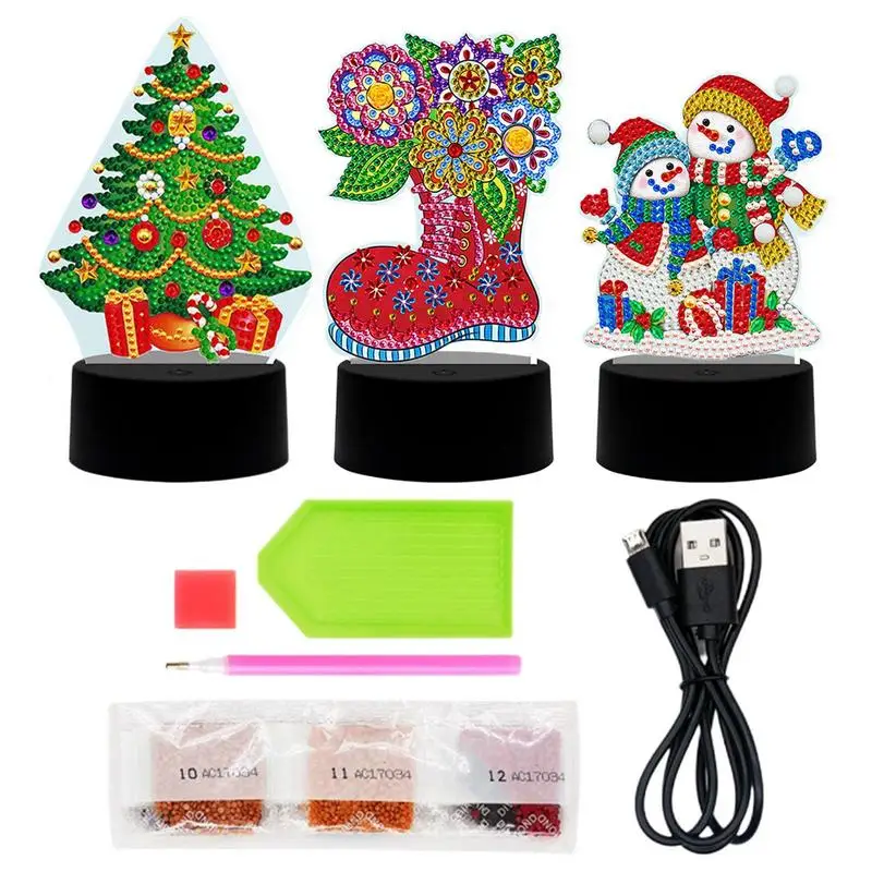 Christmas-Crystal-Rhinestone-Art-Crystal-Art-Rhinestone-Table-Lamp-5D ...