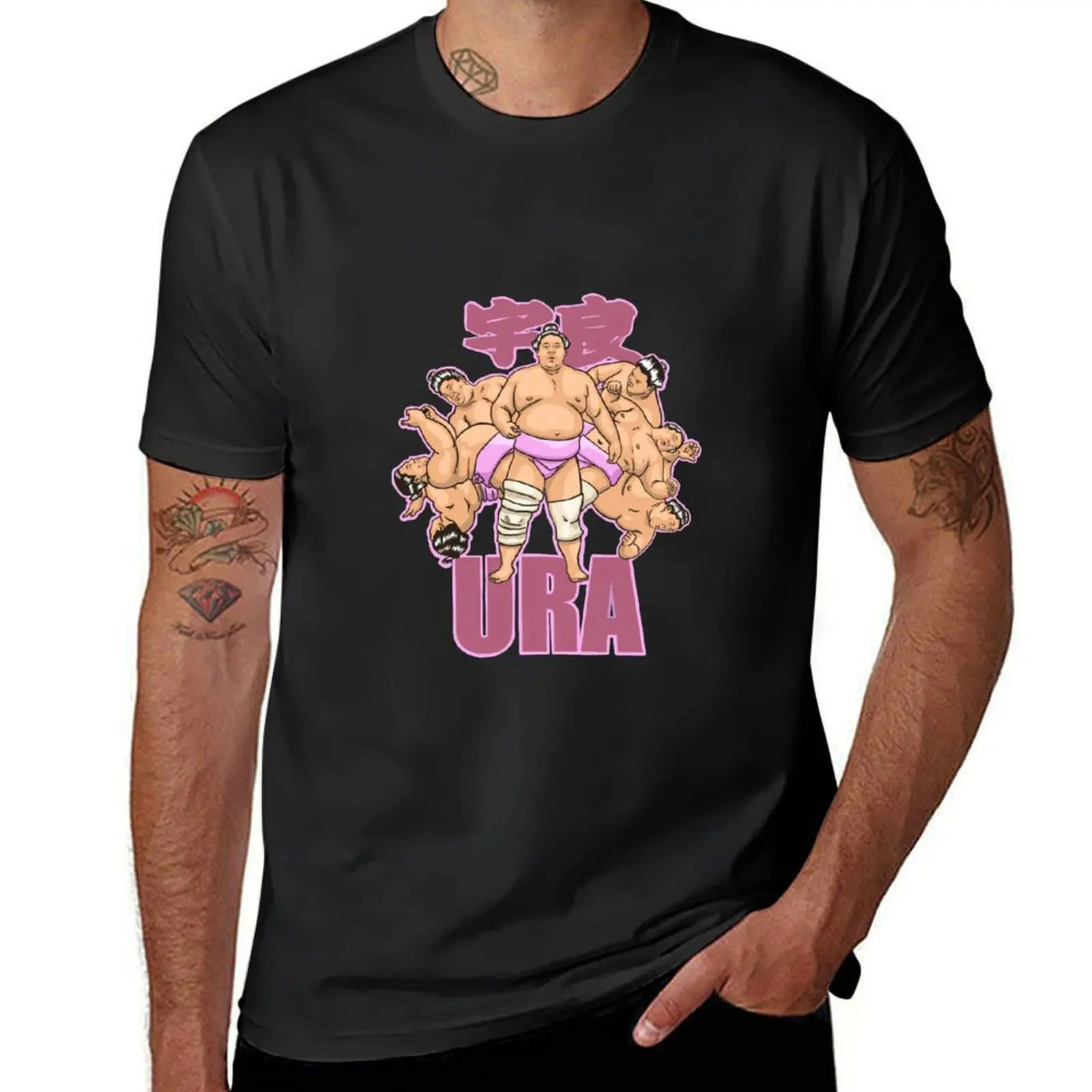 URA Sumo wrestler T-Shirt boys whites quick-drying customs design your ...
