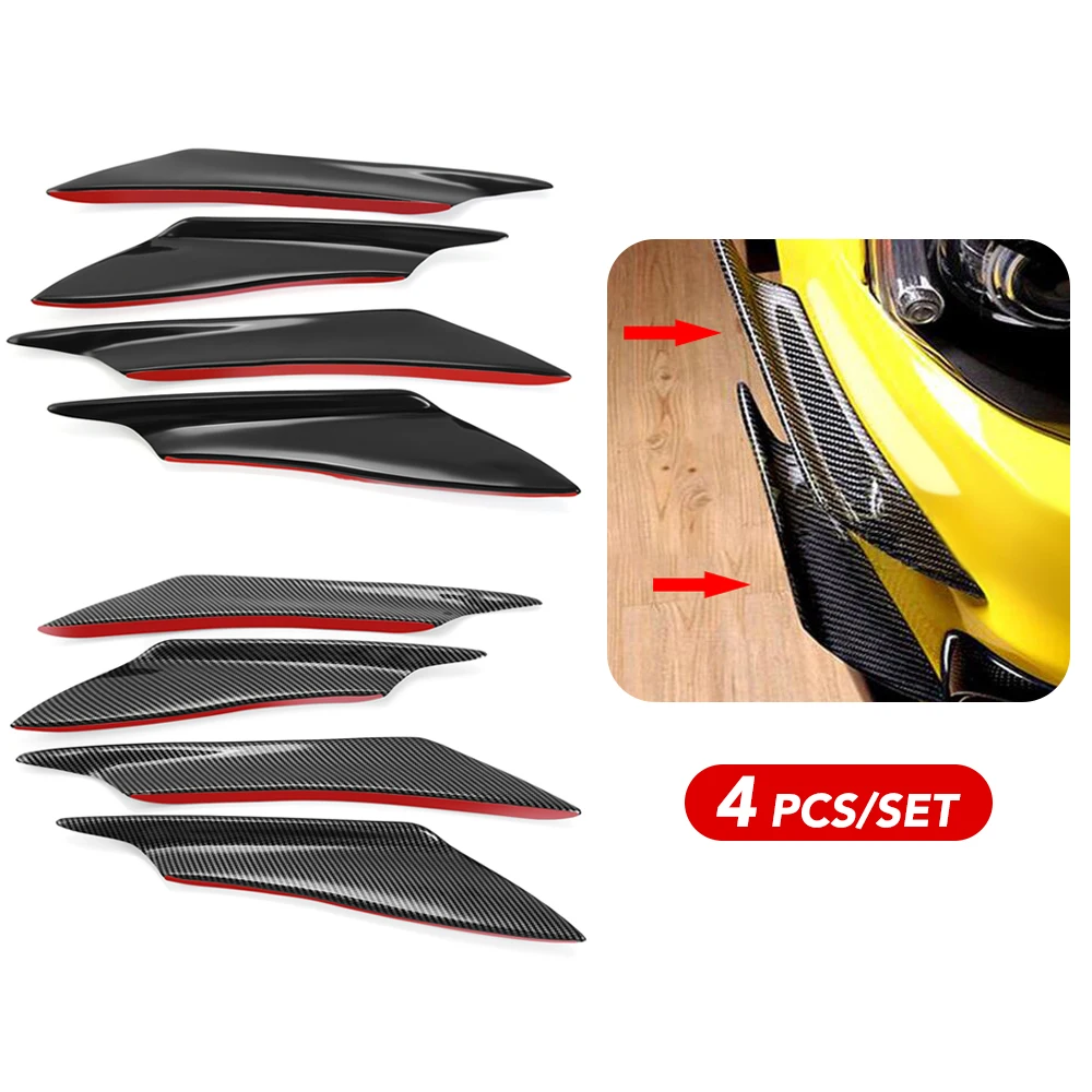 4 pçs universal spoilers amortecedor dianteiro do carro para hyundai ...