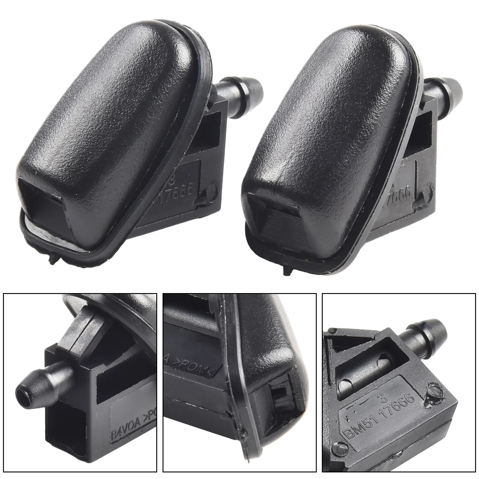 2PCS-Car-Front-Windshield-Wiper-Washer-Jet-Nozzle-Nozzle-1708176-Fit ...