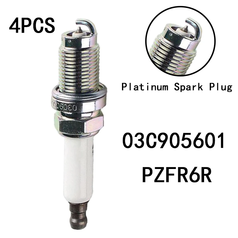 4pcs 03C905601 Spark Plug For VW Golf Passat Jetta Audi A1 A3 Tiguan ...