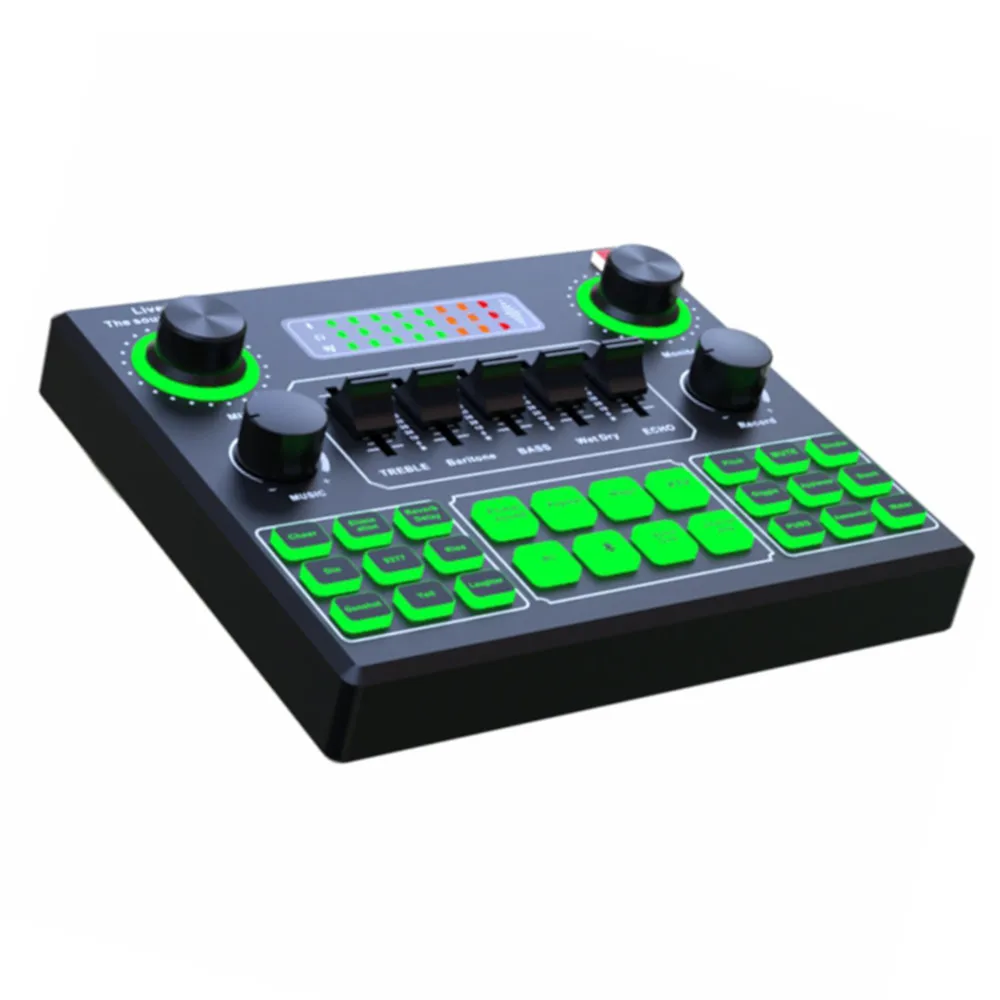 New-V9S-Sound-Card-Noise-Reduction-Webcast-Live-Streaming-Sound-Card ...