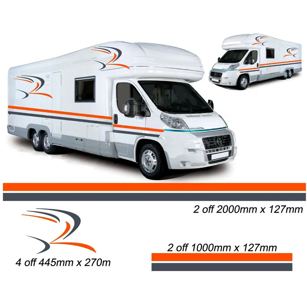 for MOTORHOME vinyl stripes graphics stickers decals camper van rv ...