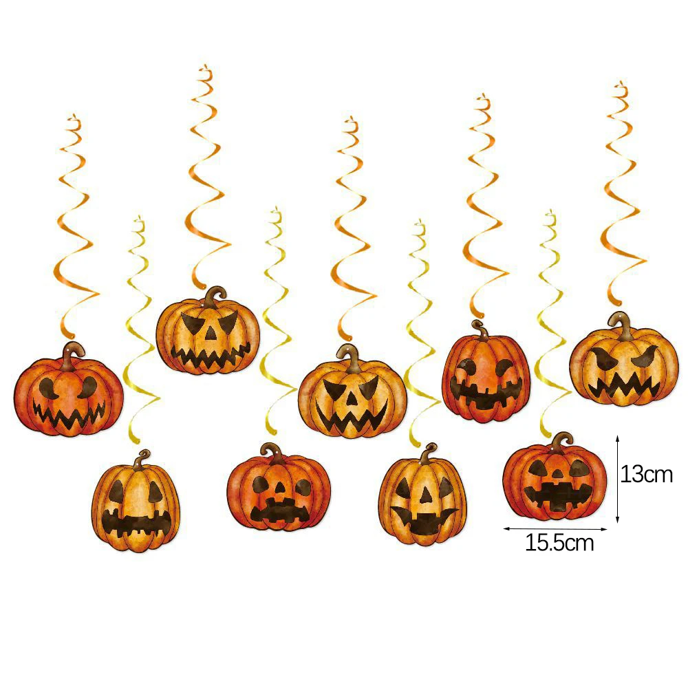 Halloween-Spiral-Banner-Decoration-Pumpkin-Hanging-Pendant-Swirls ...