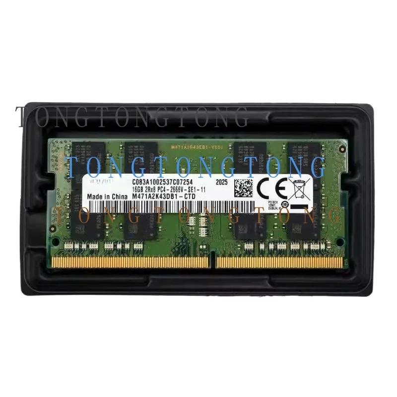TT For Samsung 16G 2RX8 PC4-2666V DDR4 2667 M471A2K43DB1-CTD Notebook ...