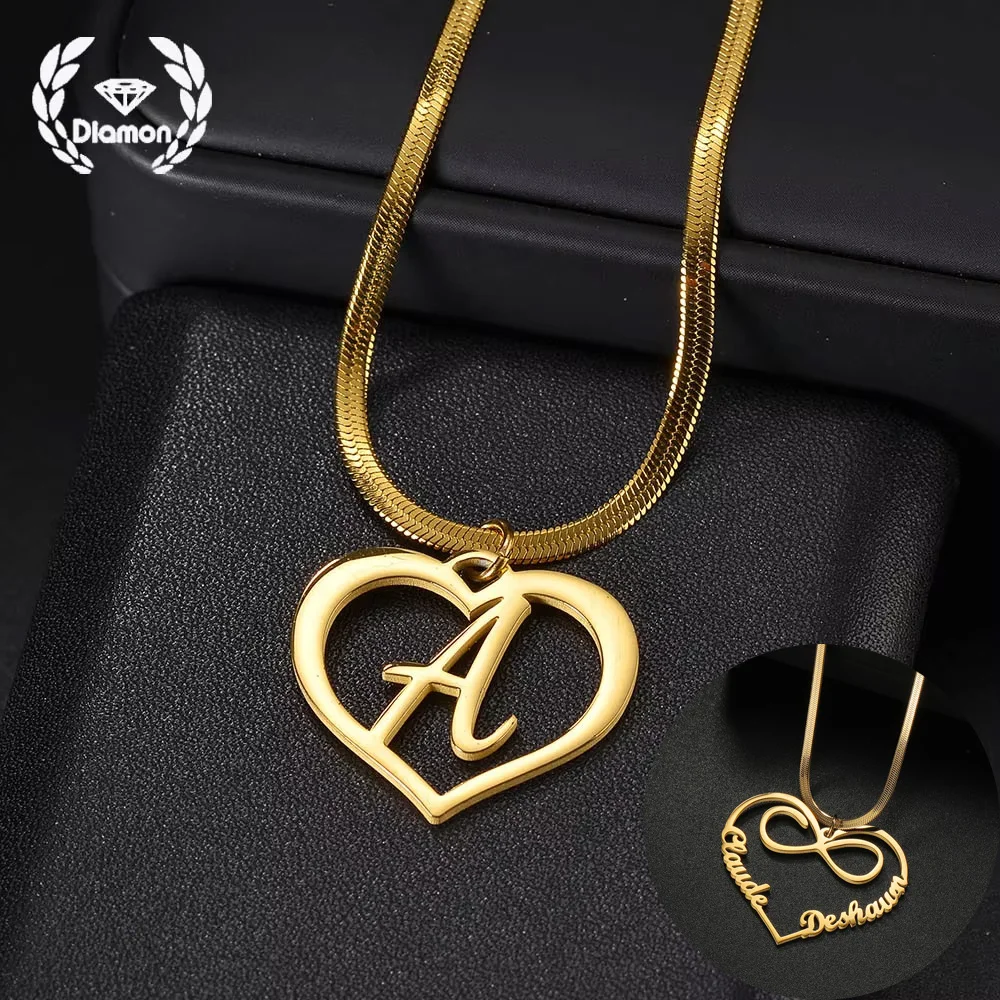 Diamon-New-Personalized-Custom-Name-Necklace-Stainless-Steel-Jewelry ...