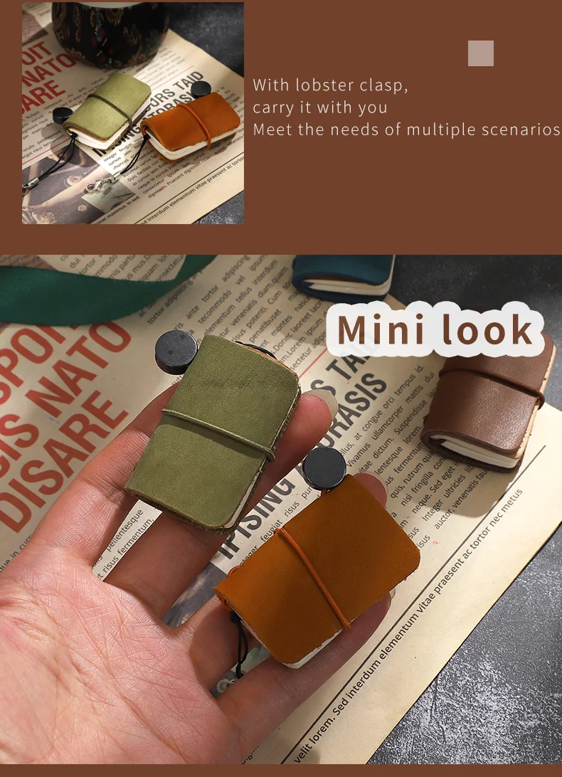 Feuillet mobile,Mini carnet de notes Ultra-petit pour manuel,32 ...