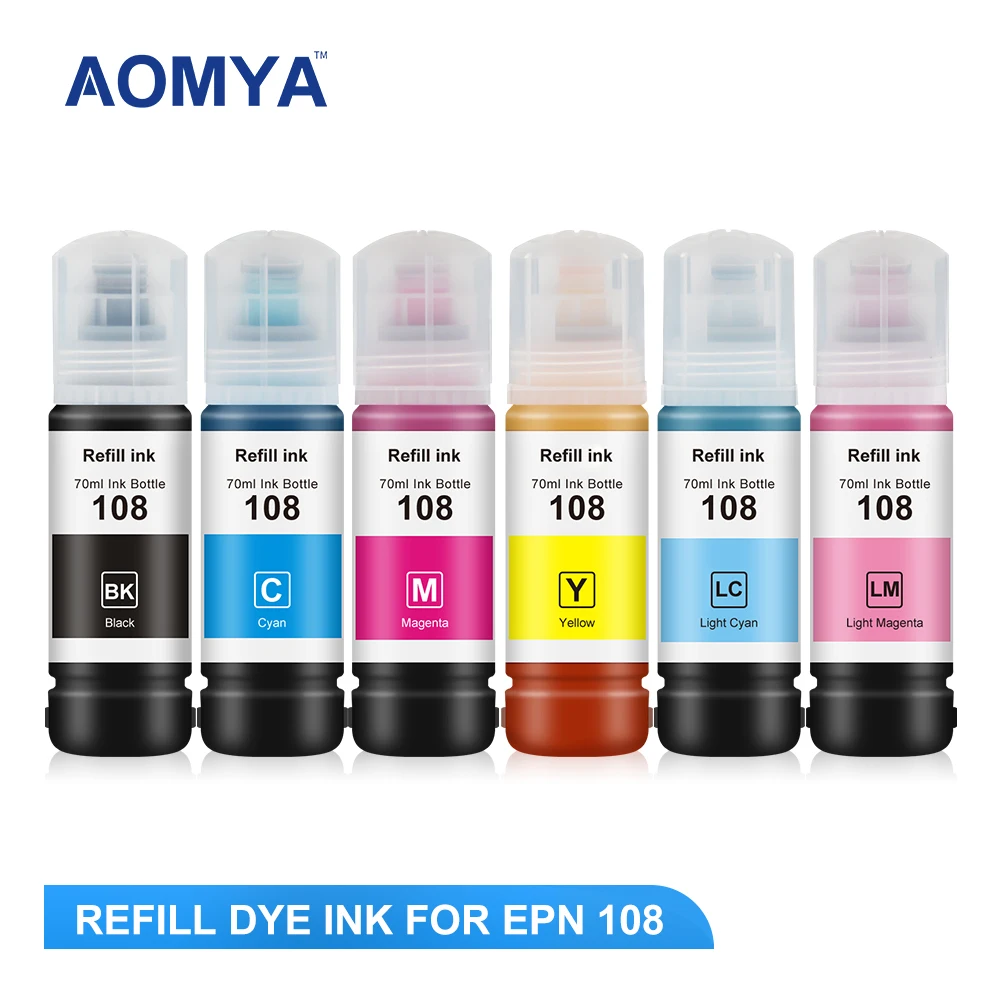Aomya-for-Epson-108-Ink-Refill-for-epson-L8050-L18058-ET-18100-L18050 ...