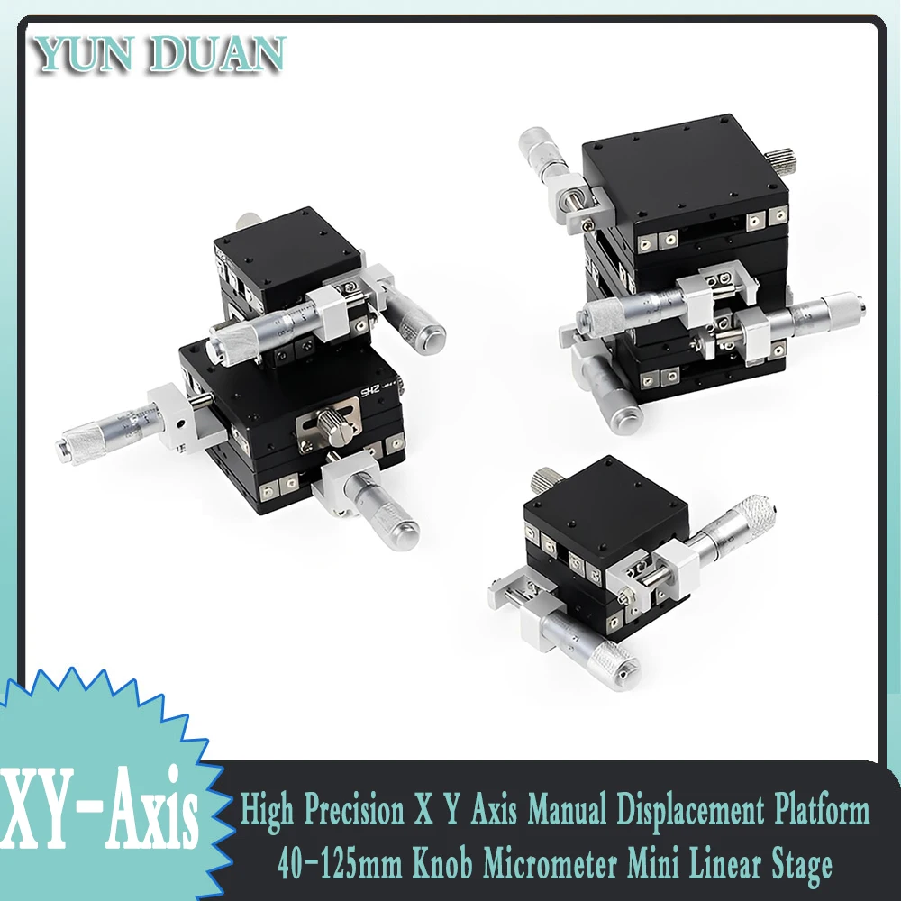 High-Precision-X-Y-Axis-Manual-Displacement-Platform-40mm-125mm ...