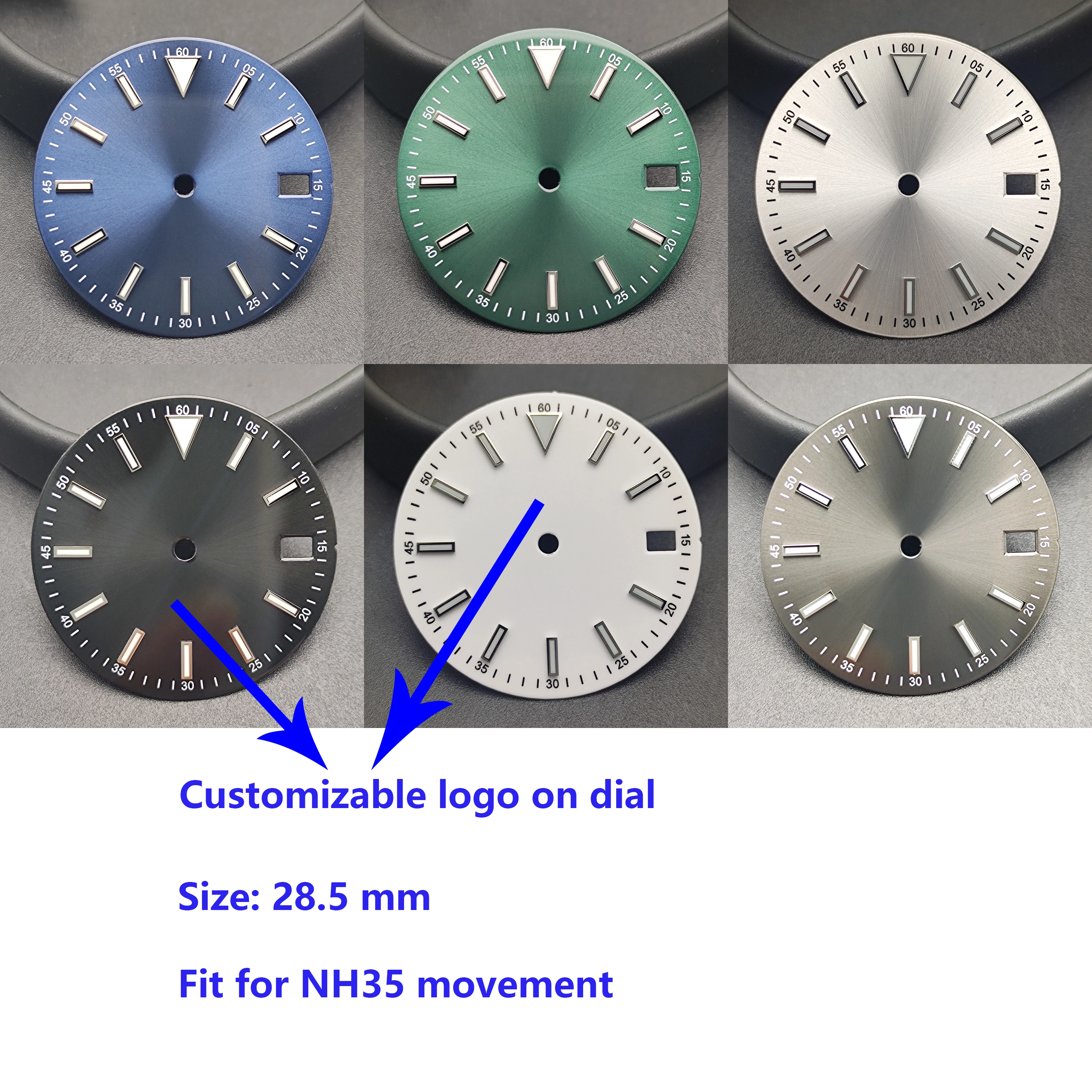 Nh35 Watch Dials Repair Parts | Replacement Parts Dial Watch | Parts ...