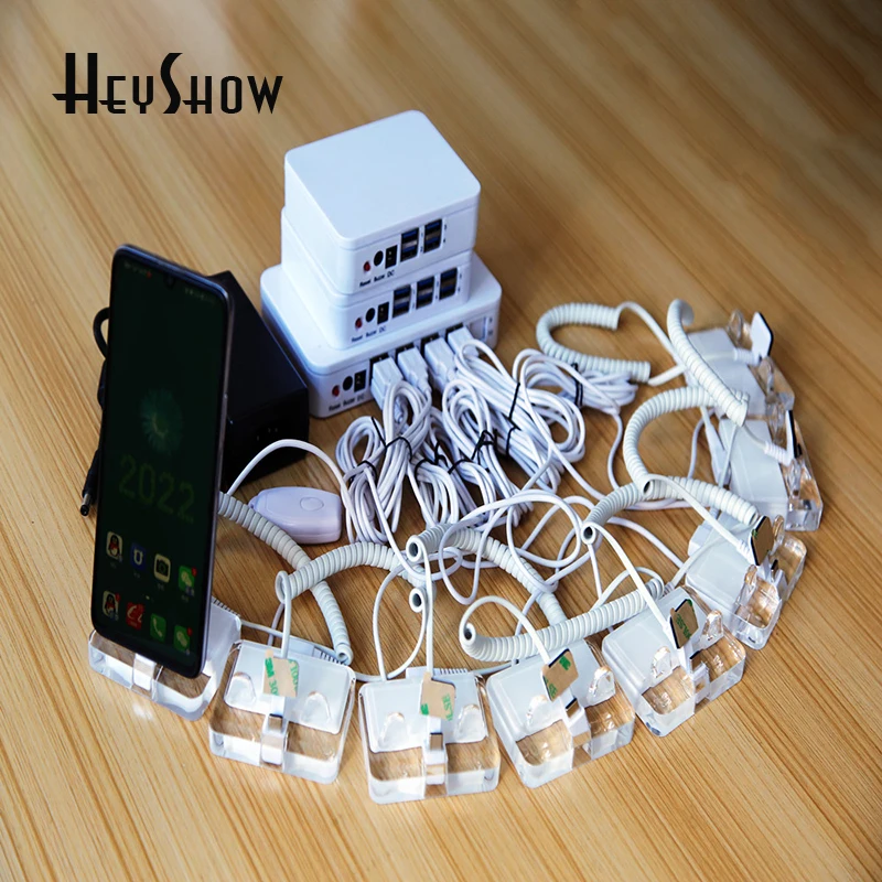 4-6-8-10-Ports-Phone-Security-Anti-Theft-Host-Box-With-Acrylic-Burglar ...
