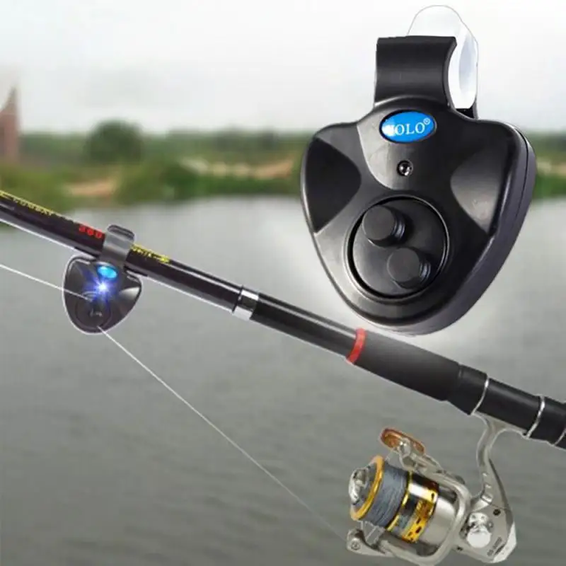Fishing Bite Alarm Electronic Buzzer On Fishing Rod With Loud Siren ...