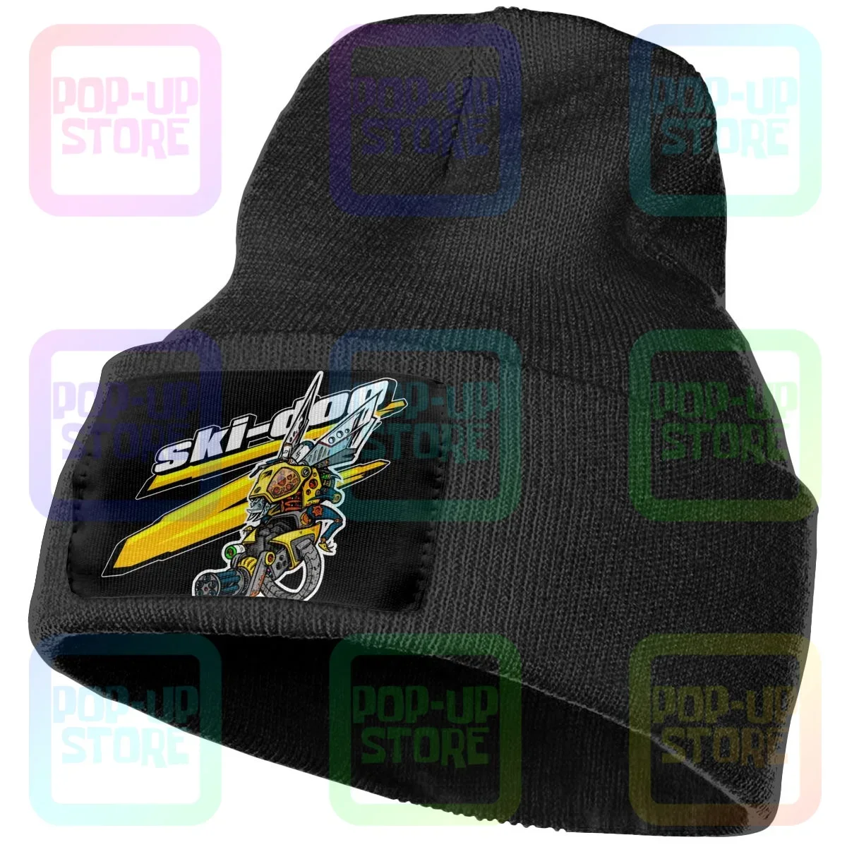 Ski Doo Ski Doo Logo Snowmobiles Snow Mobiles Knitted Beanie Hat ...