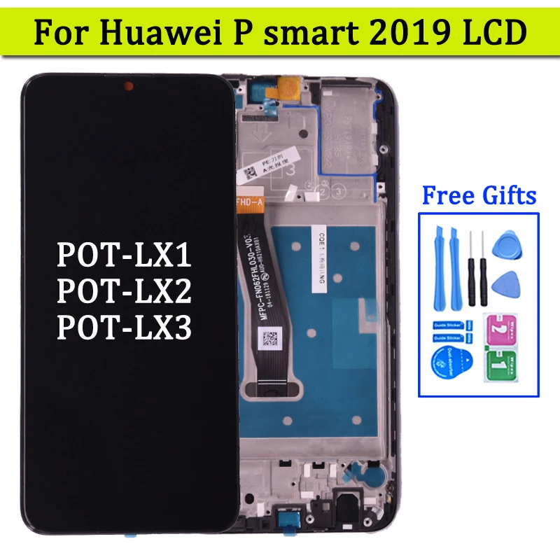 For Huawei P Smart 2019 LCD Display with Touch Screen Digitizer ...