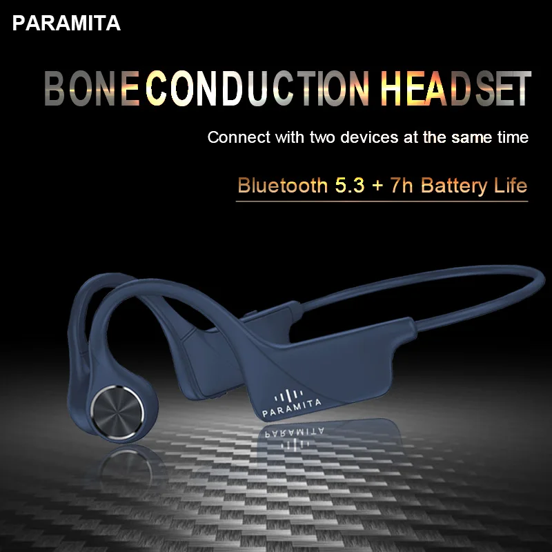 PARAMITA Headphone Konduksi Tulang Earphone Nirkabel Bluetooth Headset ...
