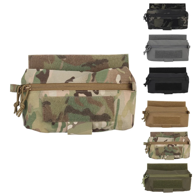Tactical-Vest-Dangler-Drop-Pouch-Mini-Abdominal-Dump-EDC-Storage-Bag ...