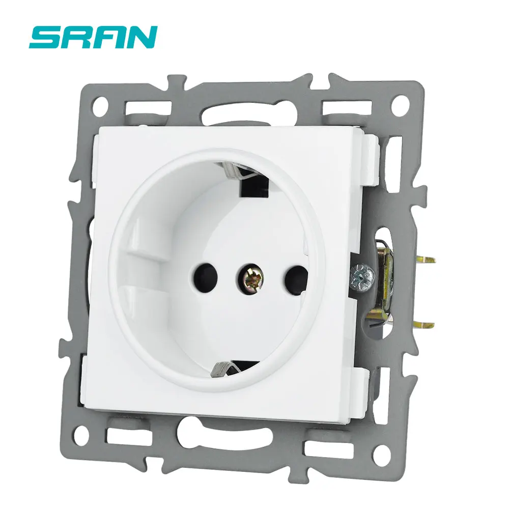 Eu Socket Diy Module Electrical Sockets Accessories With Iron Plate And ...