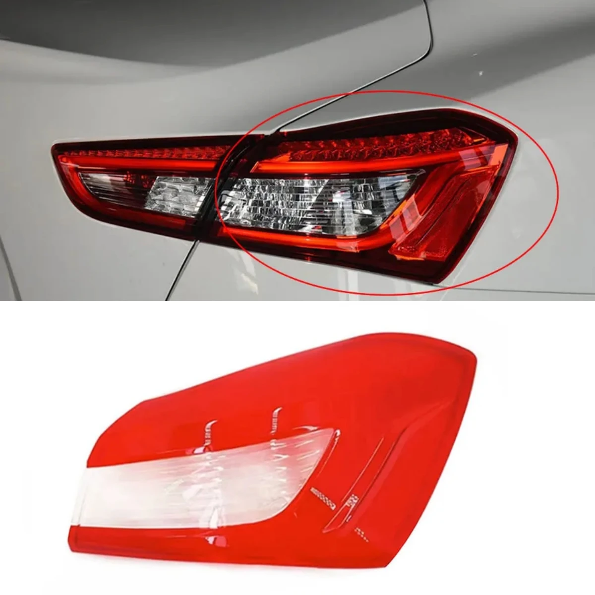 For-Maserati-Ghibli-Rear-Outer-Tail-Lamp-Cover-Brake-Lights-Shell ...