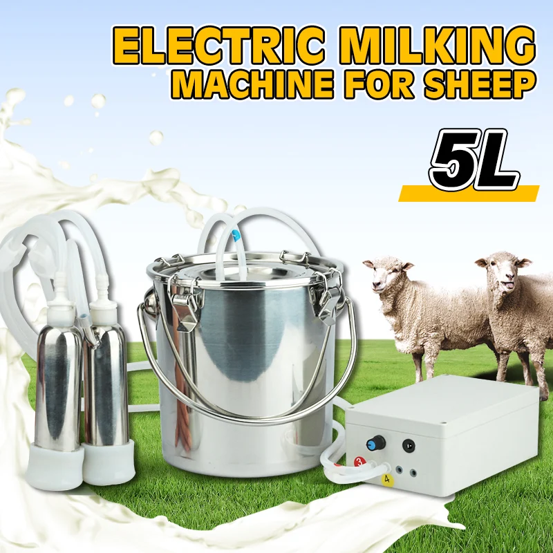 Machine à traire électrique en acier inoxydable pour bovins et vaches ...