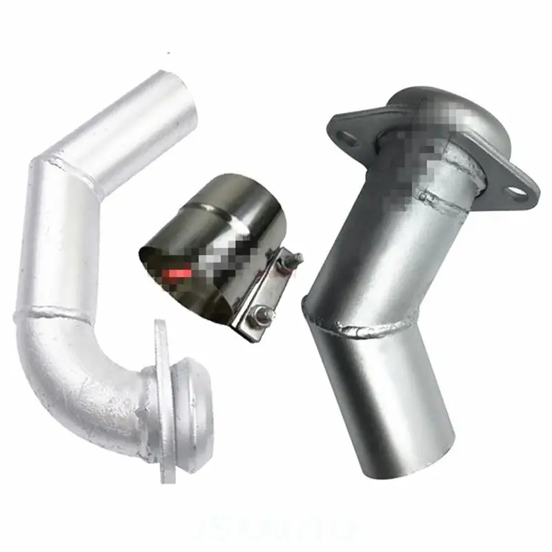 Excavator Muffler connector pipe Exhaust branch pipe Hoop Excavator ...
