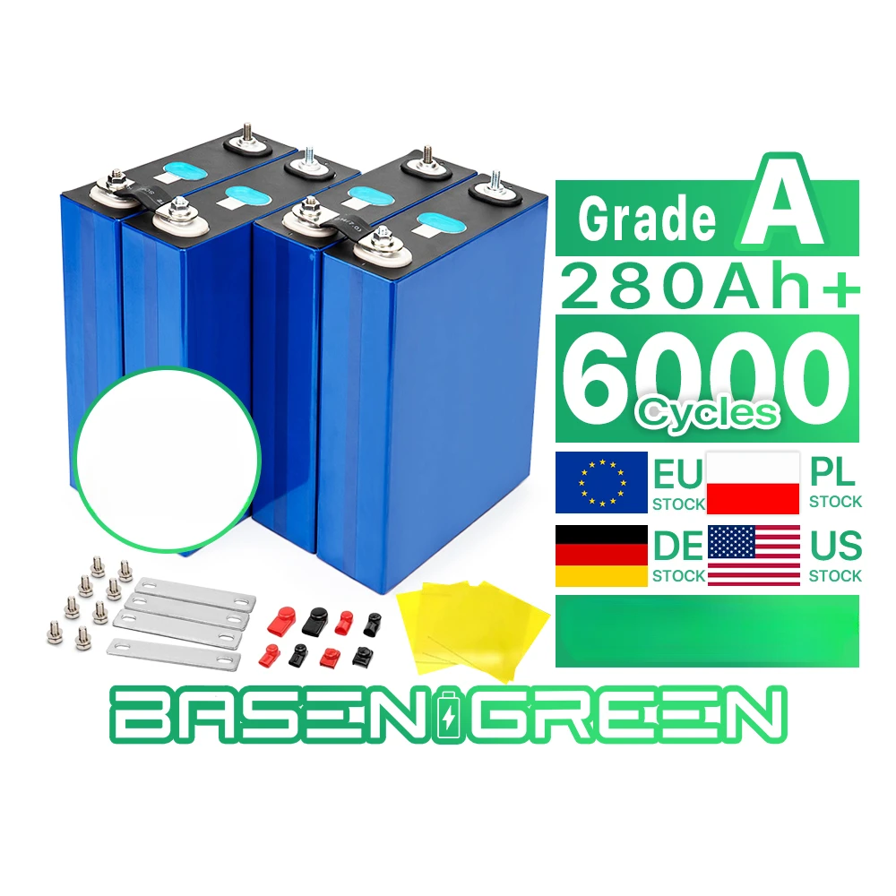 6000-Cycles-3-2v-280ah-Lifepo4-Cell-V3-Battery-Lithium-Battery-3-2v-Lf ...