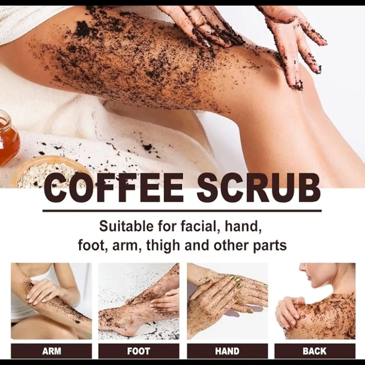 WOKALI Coffee Scrub 350ml-WKL692 - Nourishing Coffee Sherbet Body Scrub ...
