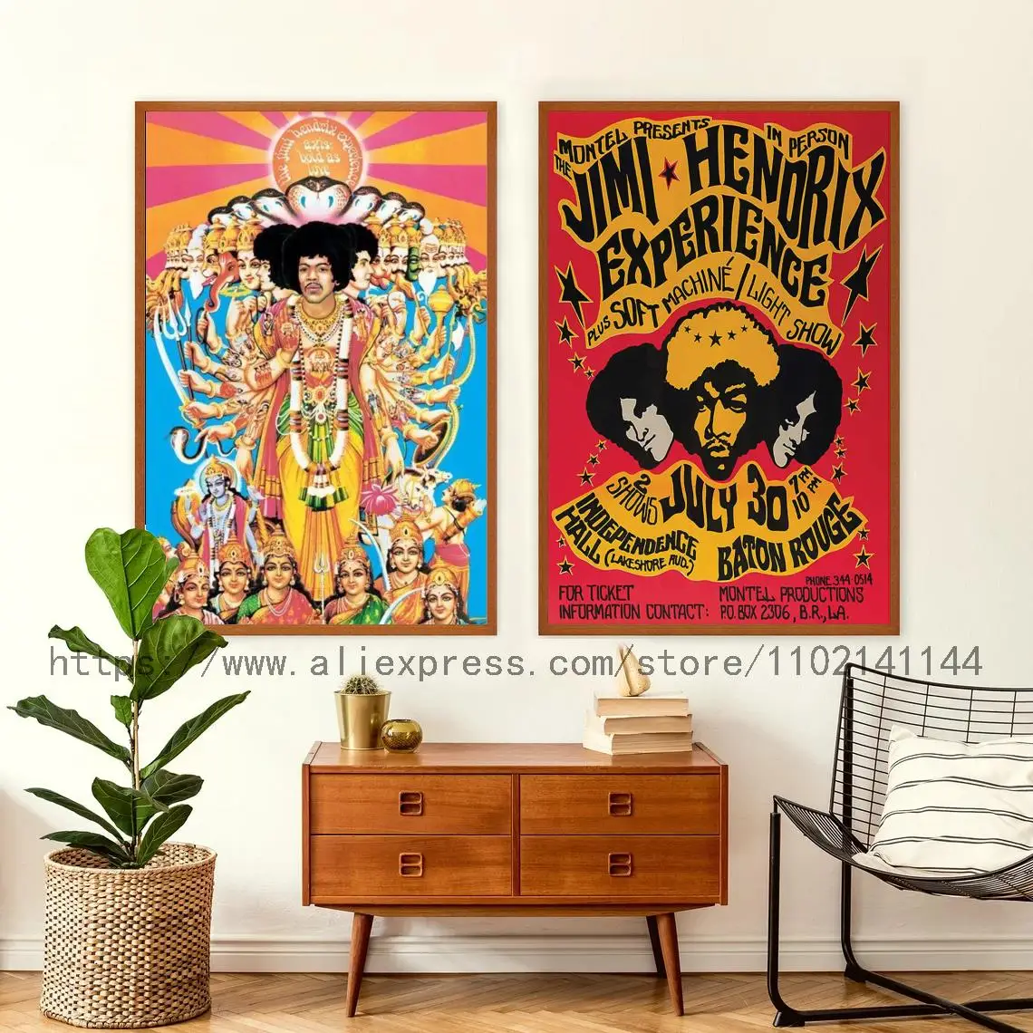 Jimi Hendrix Wall Art