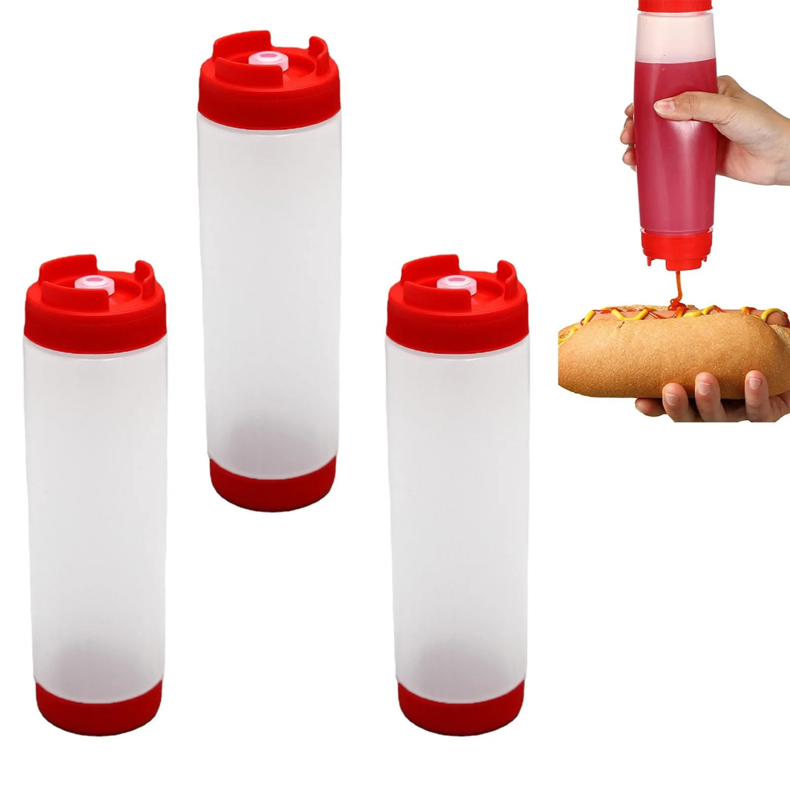 Squeeze-Bottle-Ketchup-Large-Valve-Sauces-Inverted-Plastic-Bottle-for ...