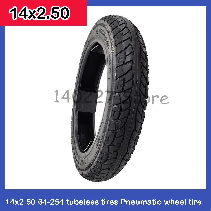 튜브리스 타이어, 14x2.50 64 254 공압 휠 타이어, 14 인치 전기 자전거 바퀴, 14x2.50 타이어| | - AliExpress