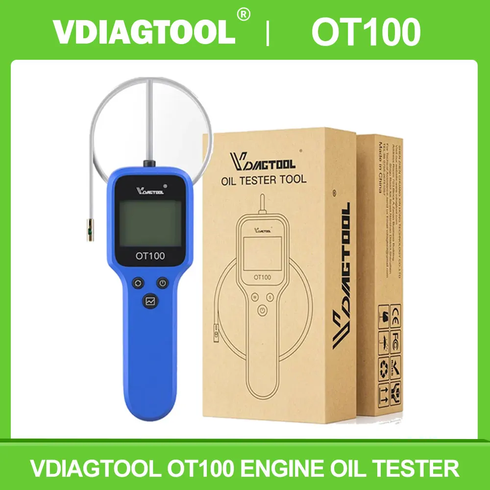 OT100 Engine Oil Tester Auto Check Oil Quality With LED Display Gas ...