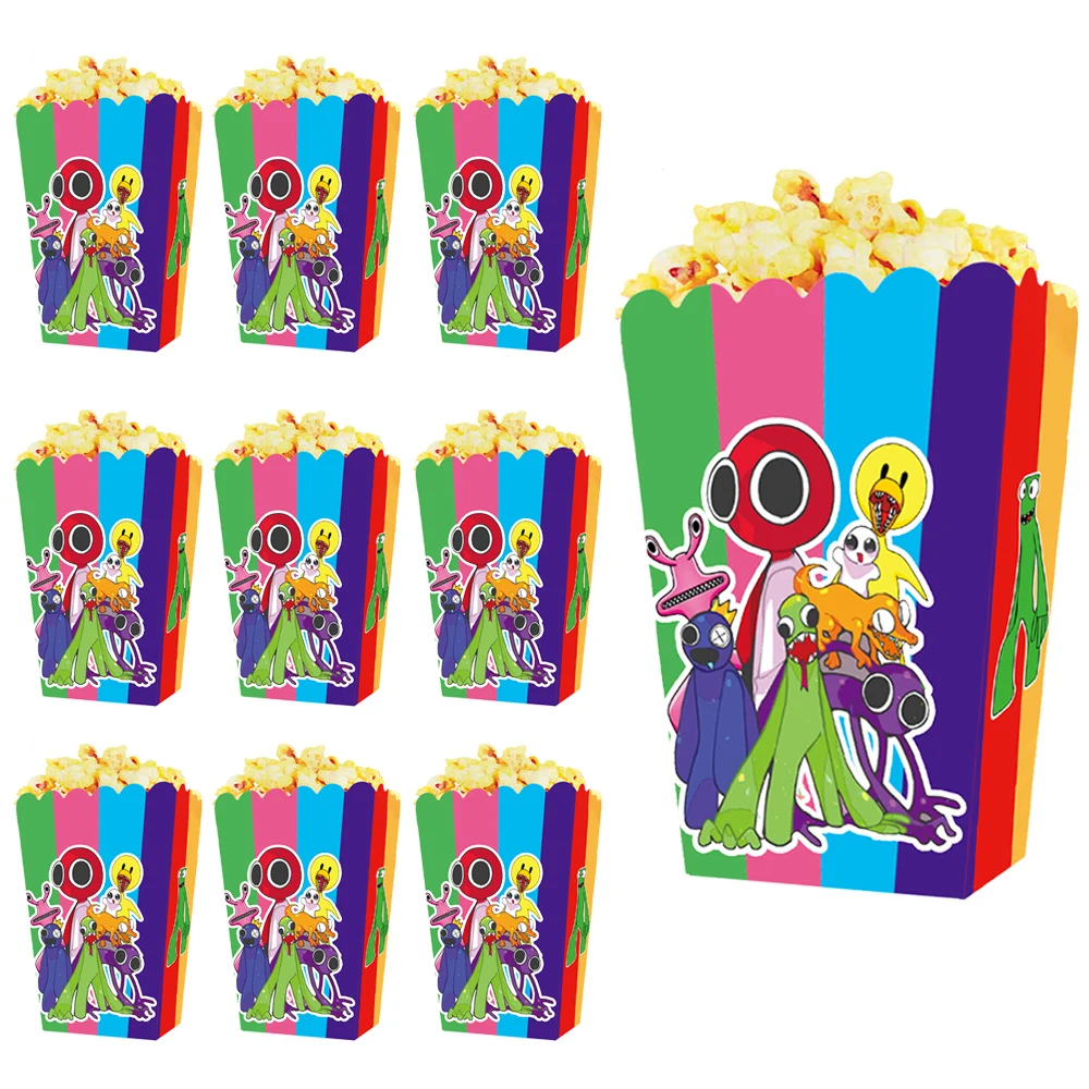 6-12pcs-Rainbow-Friends-Popcorn-Boxes-Birthday-Party-Favor-Colorful ...