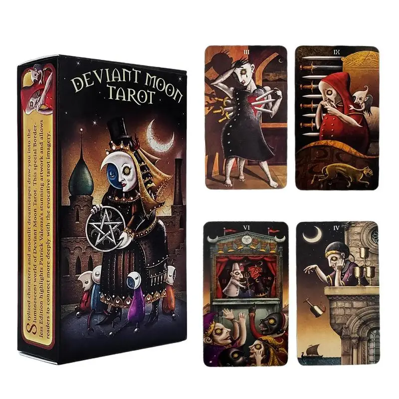 English-Deviant-Moon-Tarot-Cards-Fate-Divination-Board-Game-Oracle ...