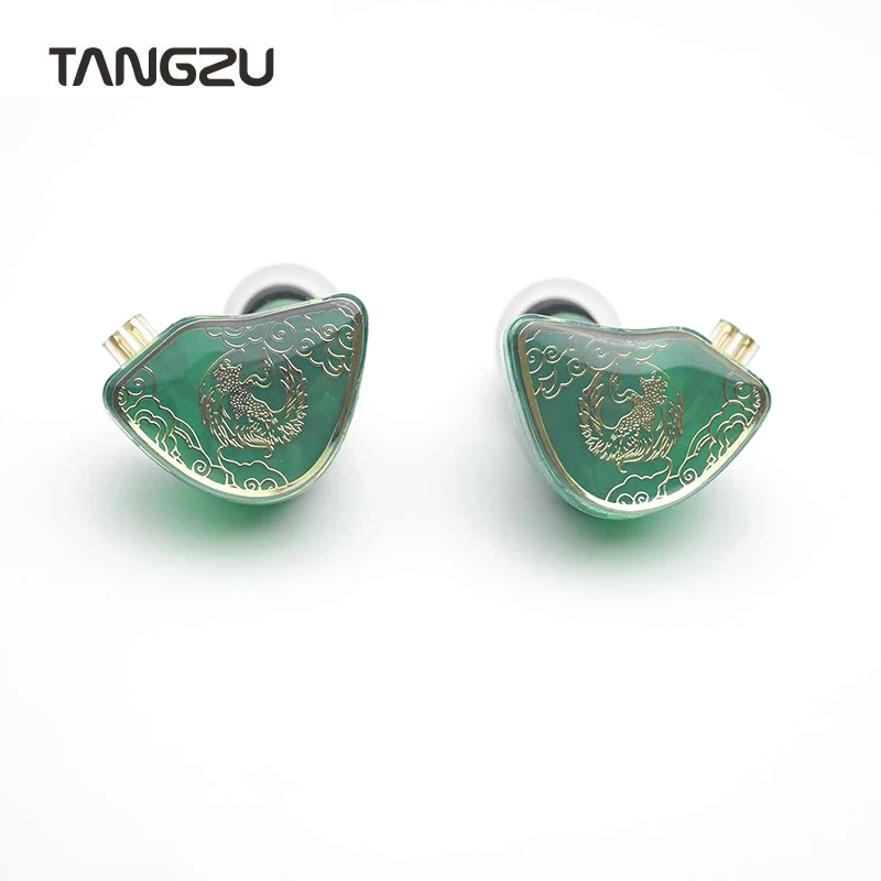 Tangzu WAN ER SG Jade Green 3.5mm Plug Microphone IEM 10mm Dynamic ...