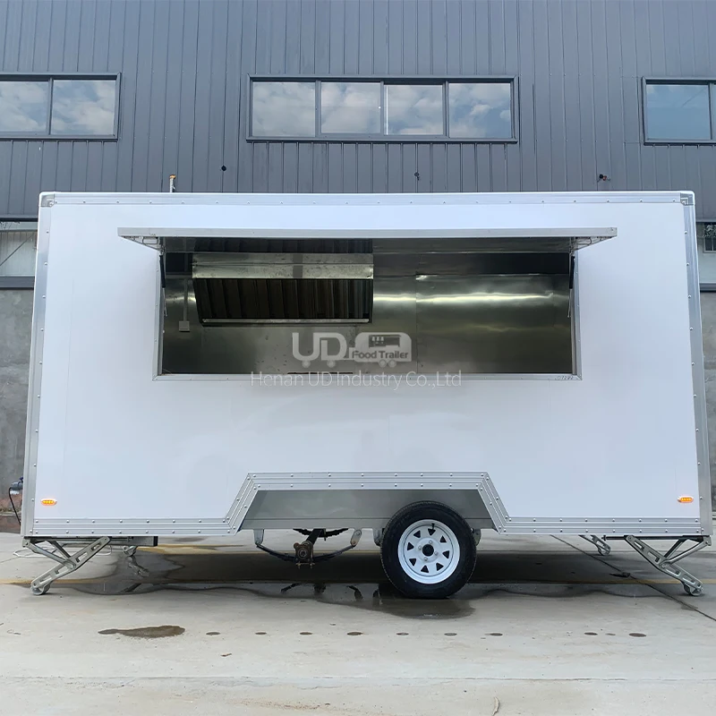 Affordable-4m-White-Custom-Food-Trailer-Fully-Equipped-Food-Truck-Pizza ...