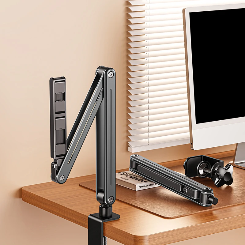 Foldable-Bed-Desk-Arm-Mount-Tablet-Holder-360-Rotation-Adjustable ...