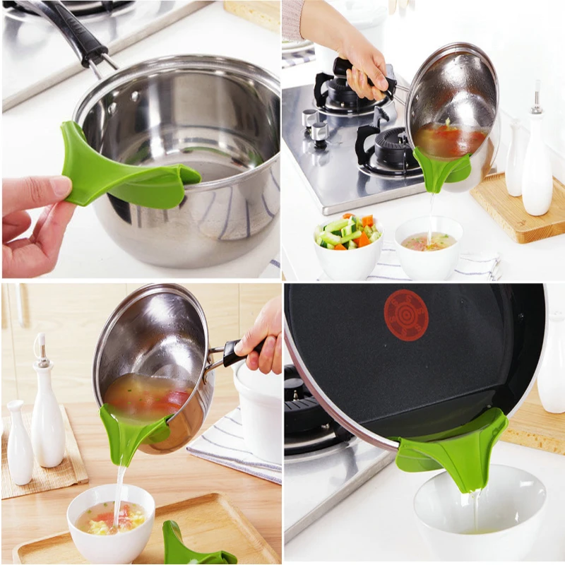 Silicone-Pot-Side-Diversion-Nozzle-Anti-spill-Kitchen-Utensils-Soup ...