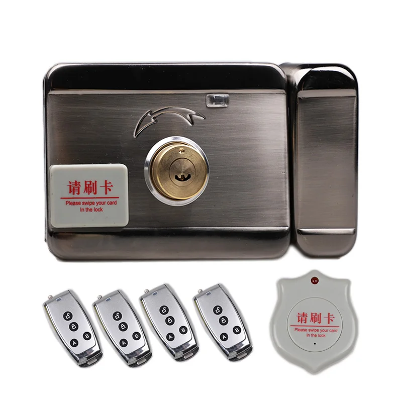 Eletr-nico-Digital-Passcode-Fobs-ID-Card-Lock-Auto-Lock-Front-Door ...