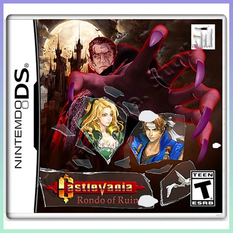 Cartucho-de-videojuegos-NDS-tarjeta-de-consola-de-videojuegos-serie-Castlevania-Rondo-of-Ruin ...