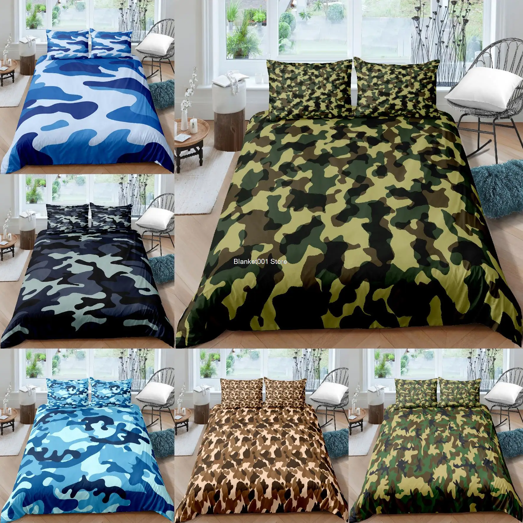 Army-Camouflage-Bedding-Set-Soft-Bedspreads-For-Bed-Linen-Comefortable ...