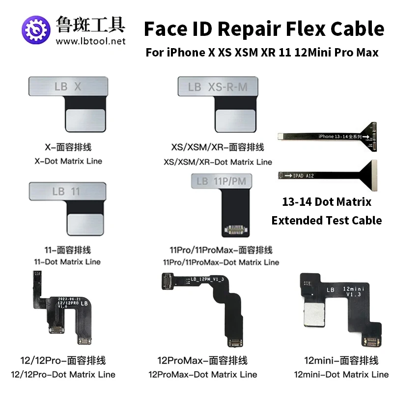 Luban Non-Removal Face ID Repair Cable Suitable for IPhone X XR XS 11 ...