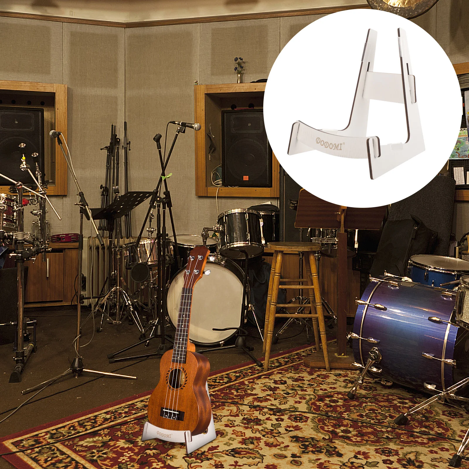 Display-Shelves-Guitar-Storage-Rack-Wooden-Stand-Ukulele-Holder-Support ...