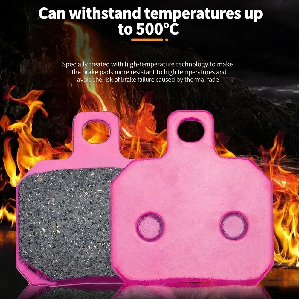 Motorcycle High Performance Carbon Ceramic Brake Pads Pink Small Crab ...