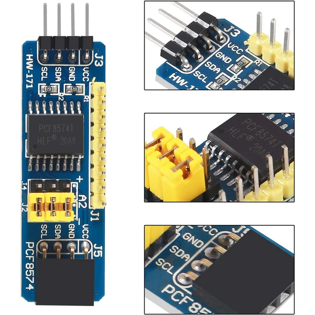 PCF8574 IO Expansion Board I/O Expander I2C-Bus Evaluation Development ...