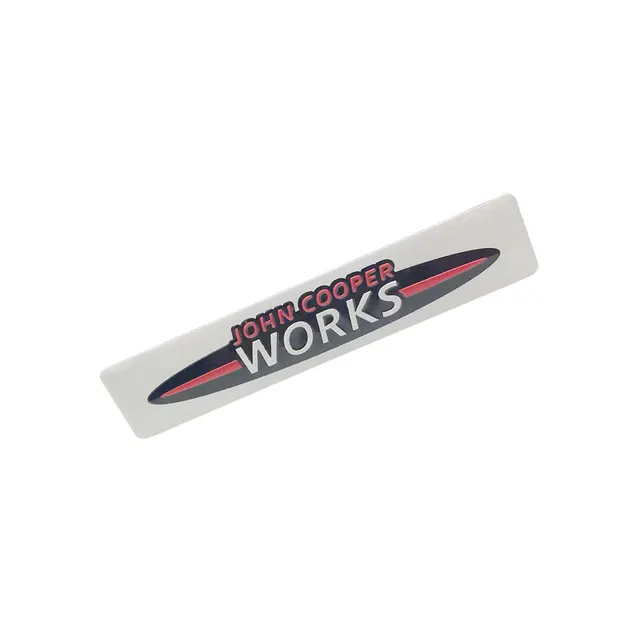 Car-Styling Metal Stickers JCW Emblem Grille Badge For Mini Cooper S ...
